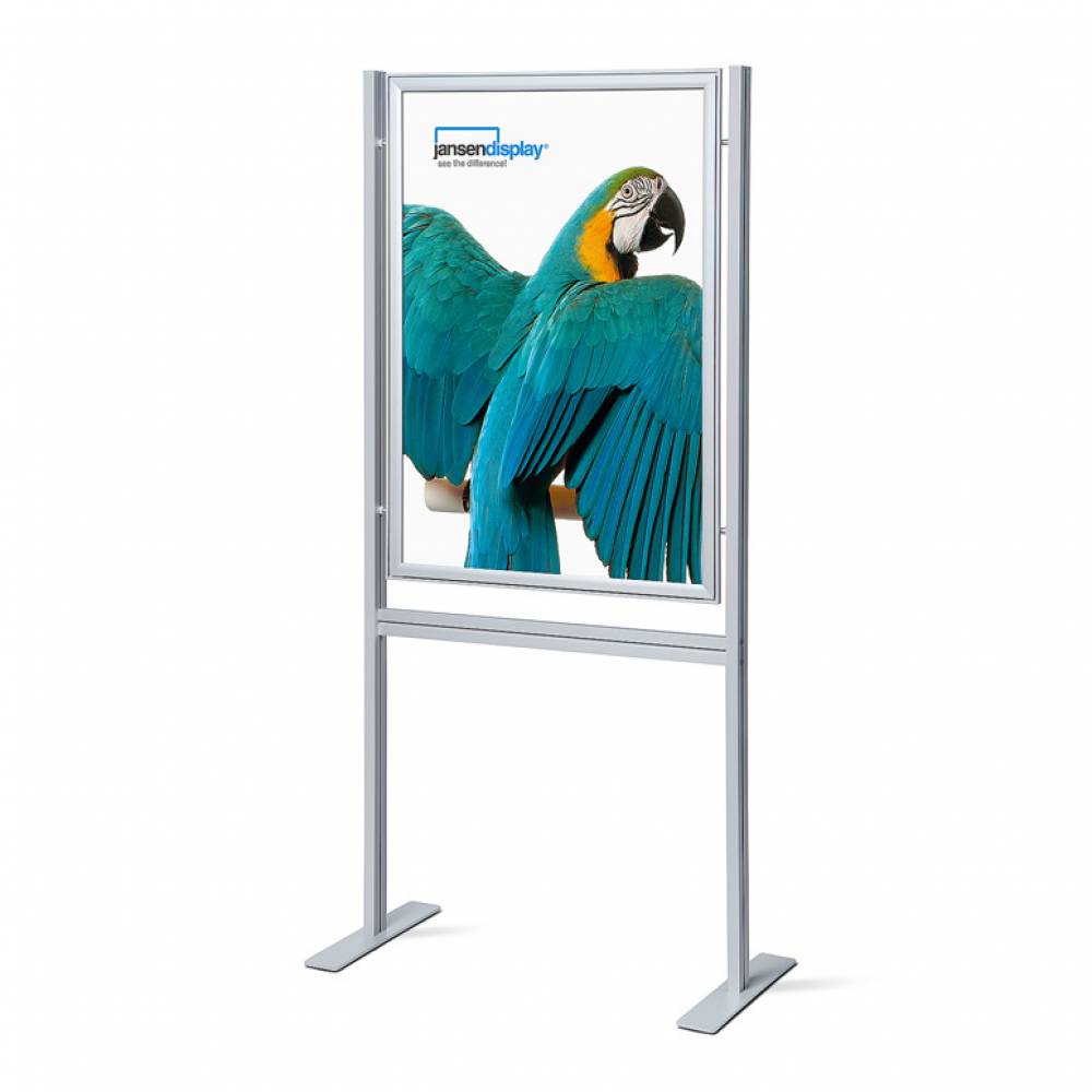 Panel informativo portapóster 25 mm A1 a inglete | jansen-display.es